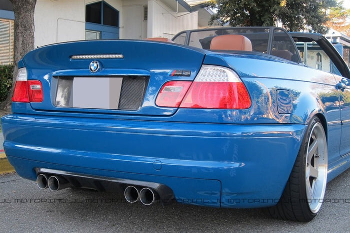 BMW E46 Convertible CSL Style Carbon Fiber Bootlid Trunk - JL Motoring