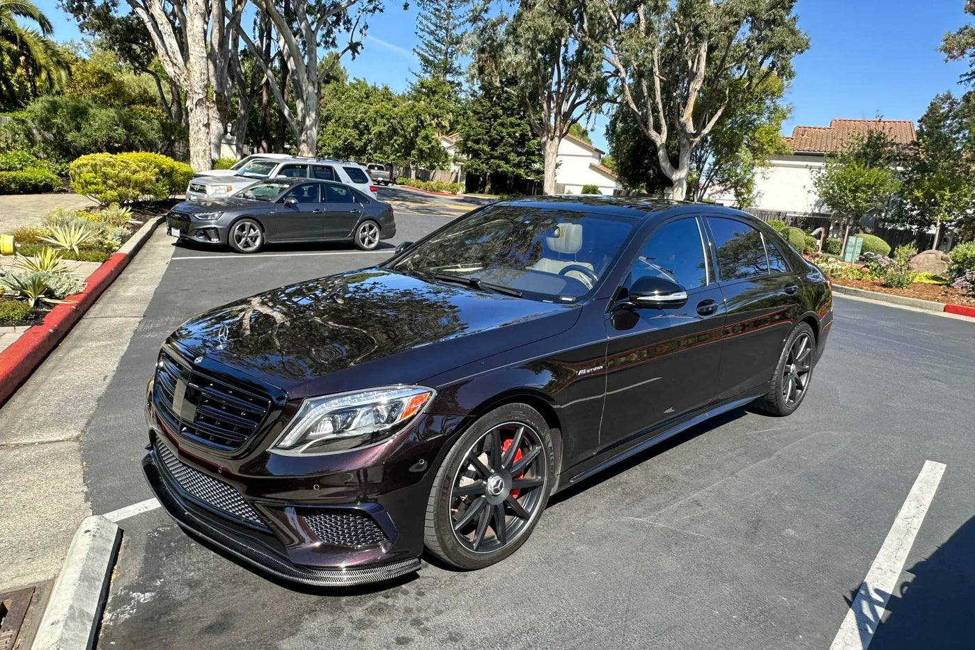 Mercedes W222 S63 AMG Carbon Fiber Front Lip | JL Motoring