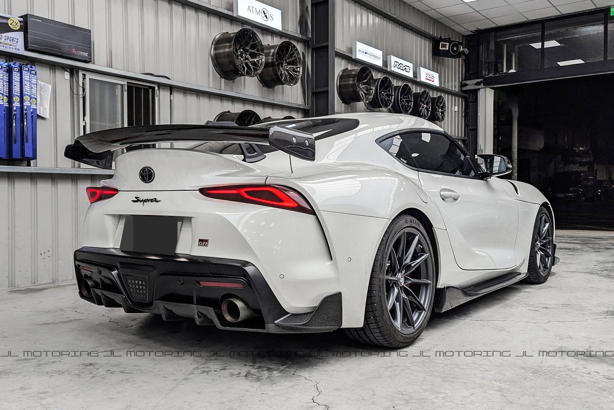 Toyota Supra MKV A90 A91 Carbon Fiber Rear Diffuser - JL Motoring